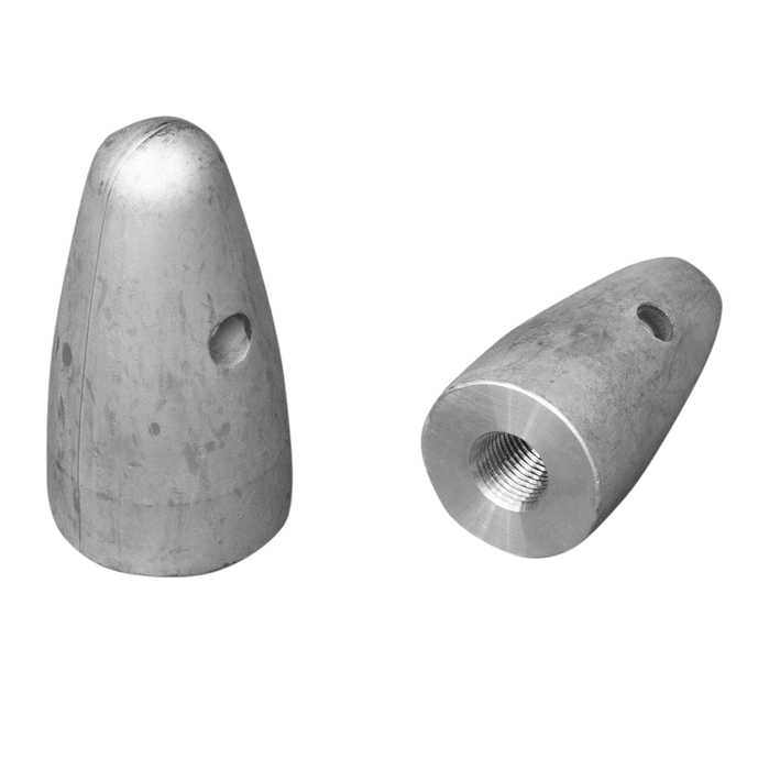 Zinc anode Volvo Penta, axle 25-30", 3/4''UNC , DPX, VP 833913 ...